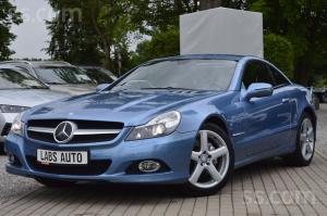 Blue Mercedes-Benz sl-350 2011 in Tukums, with an engine capacity of 3.50 L and mileage of 223 thousand km for 23995 €, photo  on AUTOMOTO.COM.LV