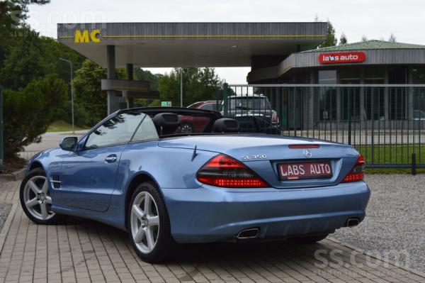 Blue Mercedes-Benz sl-350 2011 in Tukums, with an engine capacity of 3.50 L and mileage of 223 thousand km for 23995 €, photo 6 on AUTOMOTO.COM.LV