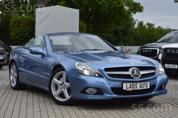 Blue Mercedes-Benz sl-350 2011 in Tukums, with an engine capacity of 3.50 L and mileage of 223 thousand km for 23995 €, photo 8 on AUTOMOTO.COM.LV