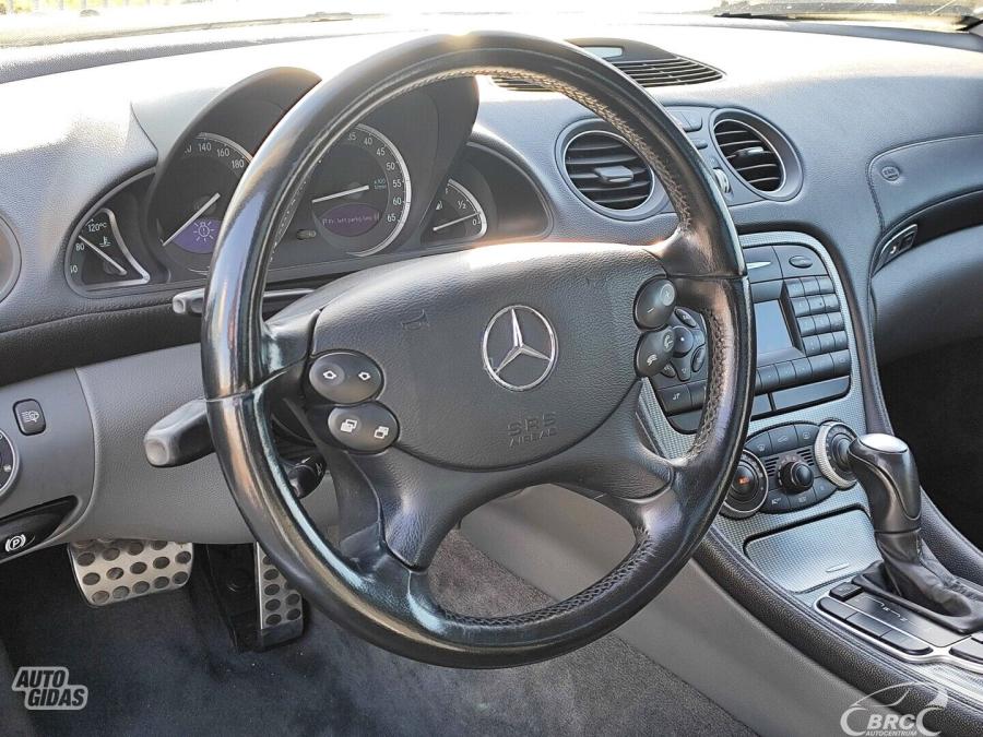 Grey Mercedes-Benz sl-350 2003 in Avizieniai, with an engine capacity of 3.70 L and mileage of 194 thousand km for 8900 €, photo 16 on AUTOMOTO.COM.LV