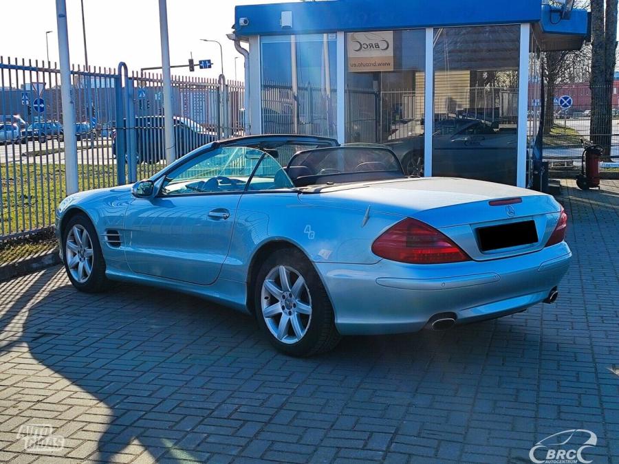 Grey Mercedes-Benz sl-350 2003 in Avizieniai, with an engine capacity of 3.70 L and mileage of 194 thousand km for 8900 €, photo 26 on AUTOMOTO.COM.LV