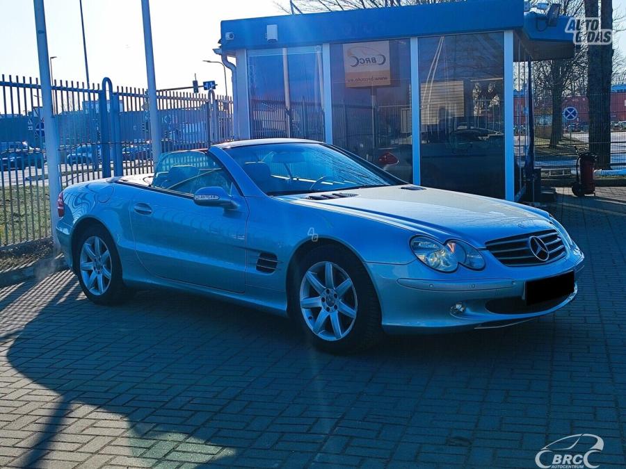 Grey Mercedes-Benz sl-350 2003 in Avizieniai, with an engine capacity of 3.70 L and mileage of 194 thousand km for 8900 €, photo 27 on AUTOMOTO.COM.LV