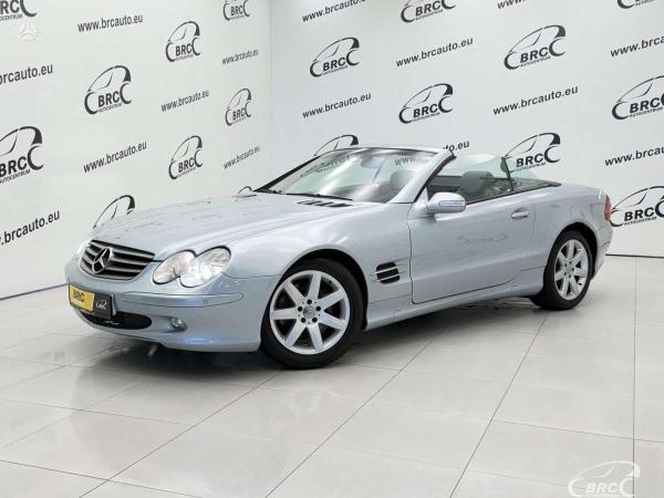 Grey Mercedes-Benz sl-350 2003 in Vilnius, with an engine capacity of 3.72 L and mileage of 195 thousand km for 7900 €, photo 1 on AUTOMOTO.COM.LV