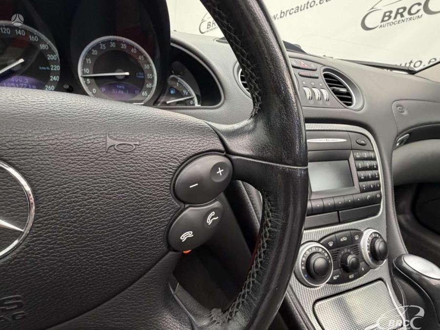 Grey Mercedes-Benz sl-350 2003 in Vilnius, with an engine capacity of 3.72 L and mileage of 195 thousand km for 7900 €, photo 28 on AUTOMOTO.COM.LV