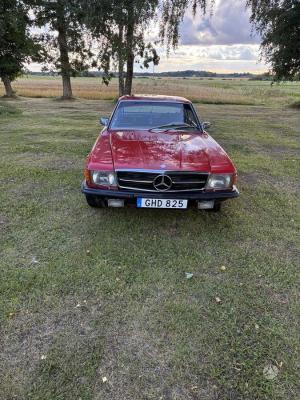 Sarkans Mercedes-Benz sl-450 1974 Mažeikiai, ar dzinēja tilpumu 4.50 L un nobraukumu 200 tūkst. km par 9000 €, foto 3 vietnē AUTOMOTO.COM.LV
