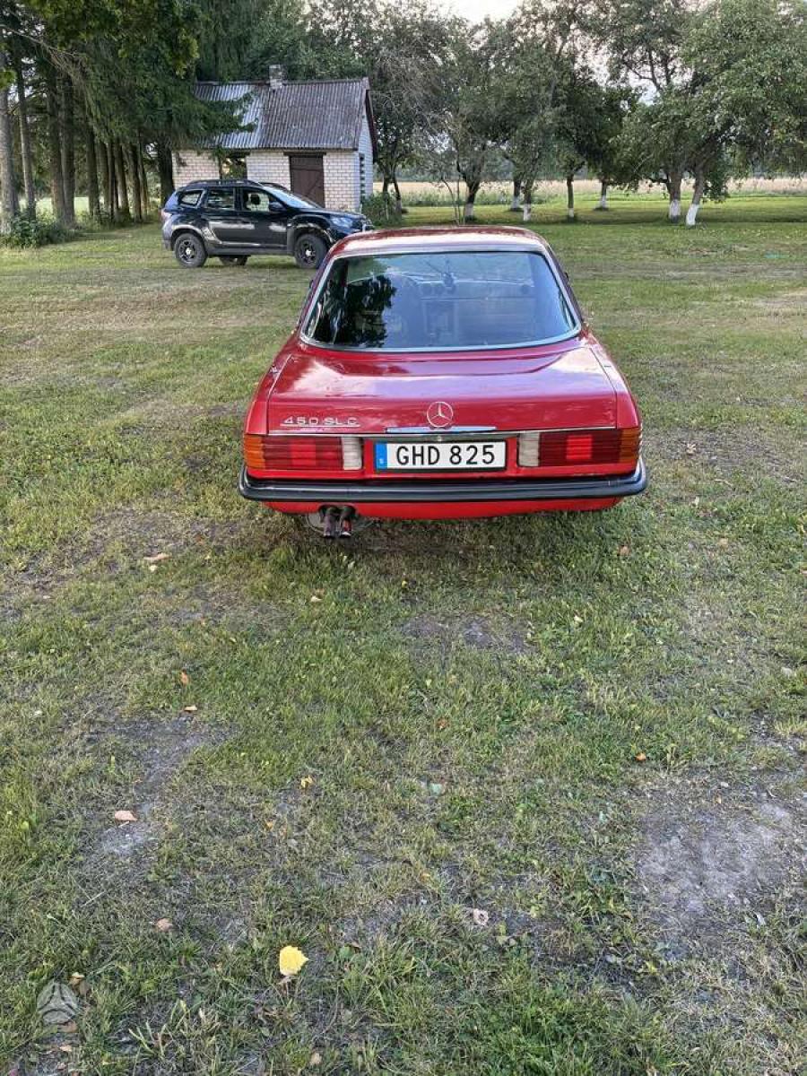 Sarkans Mercedes-Benz sl-450 1974 Mažeikiai, ar dzinēja tilpumu 4.50 L un nobraukumu 200 tūkst. km par 9000 €, foto 6 vietnē AUTOMOTO.COM.LV