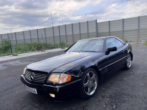 Черный Мерседес СЛ 500 1990 в Каунас, объемом двигателя 4.97 л и пробегом 200 тыс. км за 6999 €, фото 7 на AUTOMOTO.COM.LV