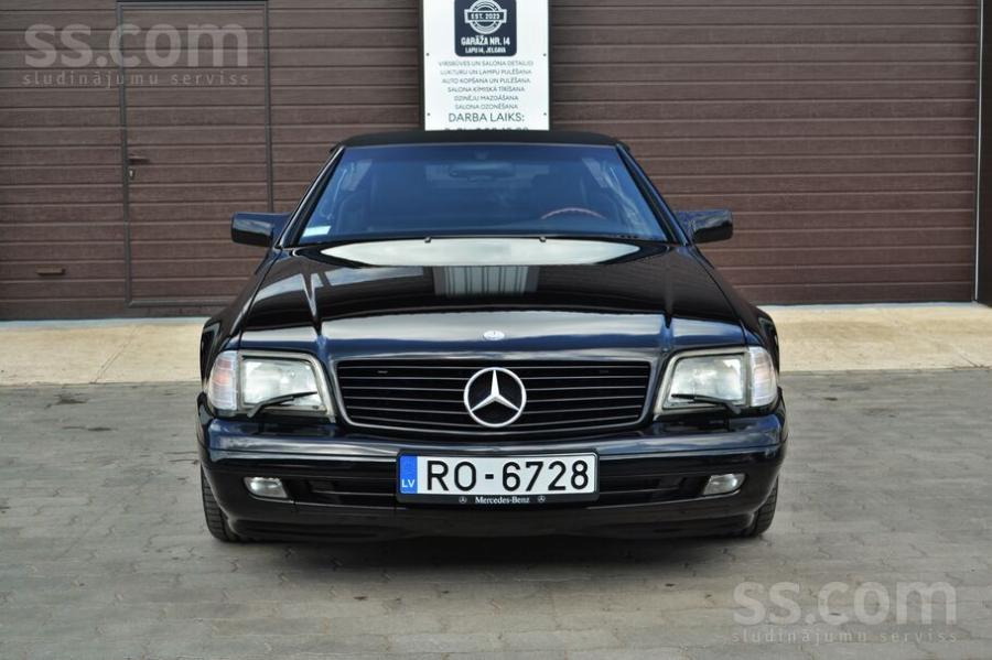 Черный Мерседес СЛ 500 1996 в Елгава, объемом двигателя 5.00 л и пробегом 99 тыс. км за 27000 €, фото 6 на AUTOMOTO.COM.LV