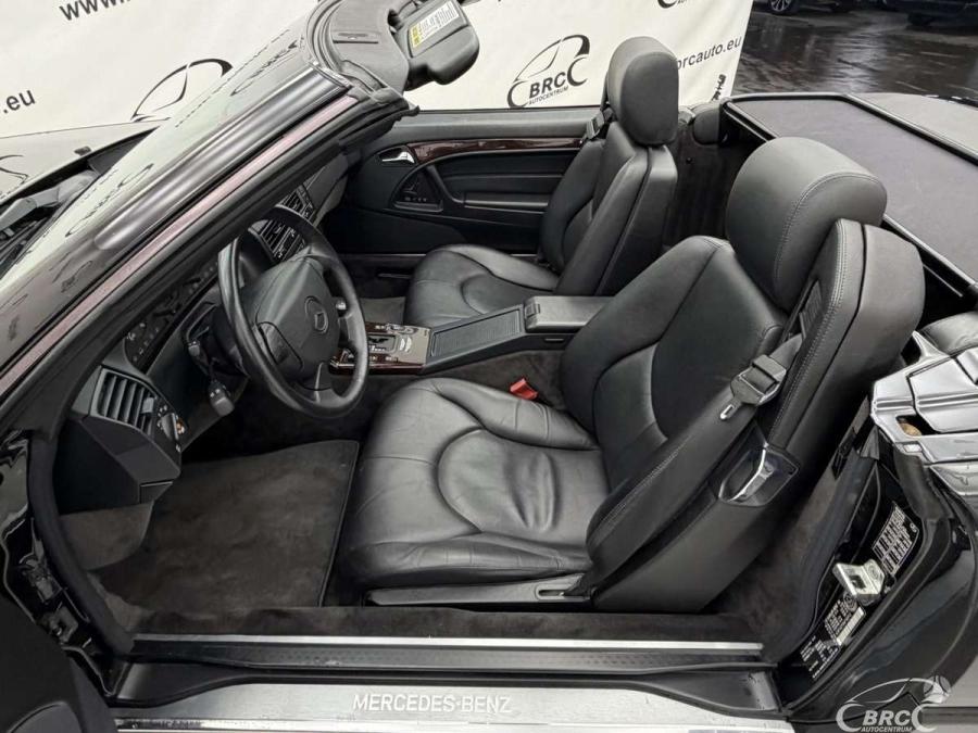 Черный Мерседес СЛ 500 1998 в Вильнюс, объемом двигателя 4.97 л и пробегом 71 тыс. км за 21900 €, фото 22 на AUTOMOTO.COM.LV