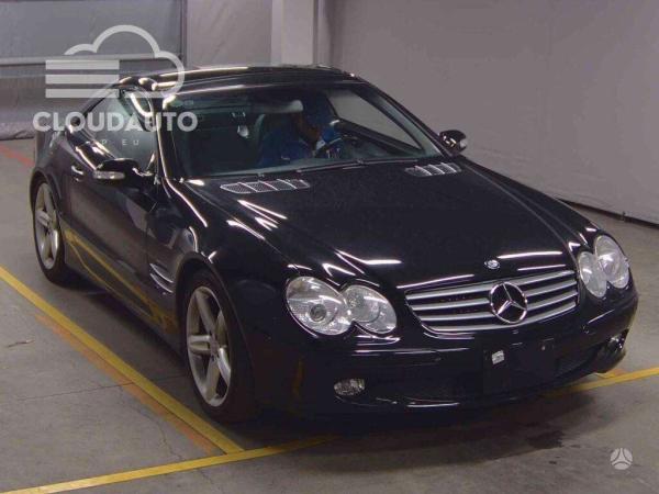 Black Mercedes-Benz SL 500 2003 in Vilnius, with an engine capacity of 0.00 L and mileage of 79 thousand km for 10800 €, photo 1 on AUTOMOTO.COM.LV