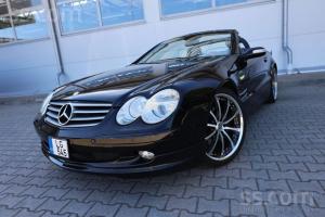 Melns Mercedes-Benz SL 500 2004 Rīga, ar dzinēja tilpumu 5.00 L un nobraukumu 0 tūkst. km par 14995 €, foto 2 vietnē AUTOMOTO.COM.LV