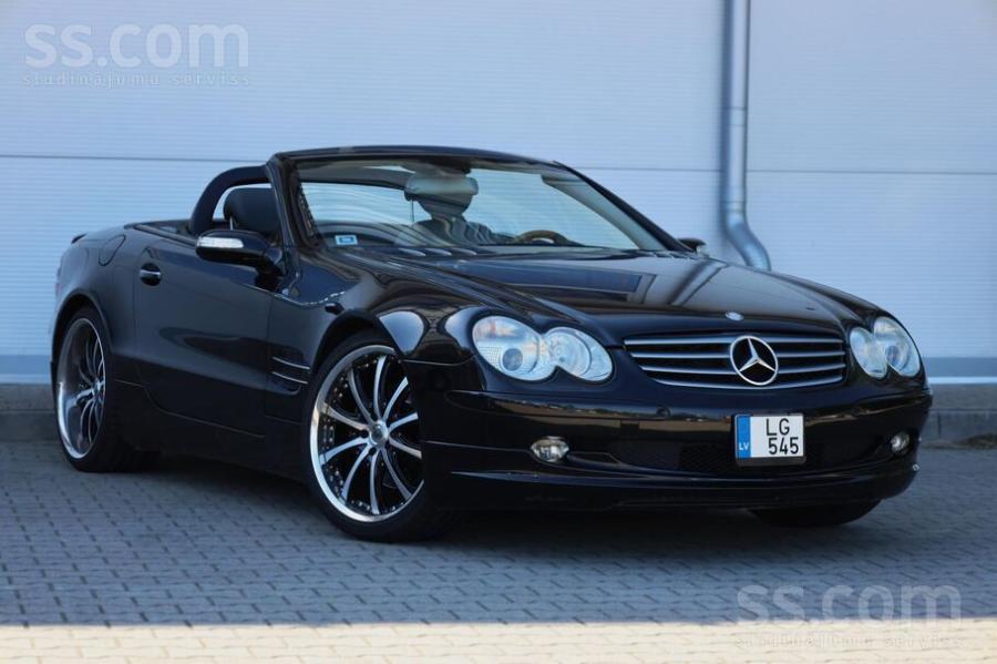 Melns Mercedes-Benz SL 500 2004 Rīga, ar dzinēja tilpumu 5.00 L un nobraukumu 0 tūkst. km par 14995 €, foto 3 vietnē AUTOMOTO.COM.LV