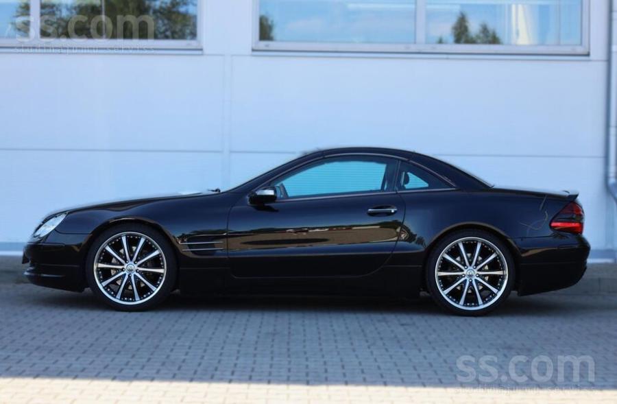 Melns Mercedes-Benz SL 500 2004 Rīga, ar dzinēja tilpumu 5.00 L un nobraukumu 0 tūkst. km par 14995 €, foto 9 vietnē AUTOMOTO.COM.LV