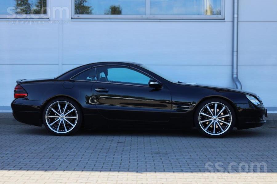 Melns Mercedes-Benz SL 500 2004 Rīga, ar dzinēja tilpumu 5.00 L un nobraukumu 0 tūkst. km par 14995 €, foto 10 vietnē AUTOMOTO.COM.LV