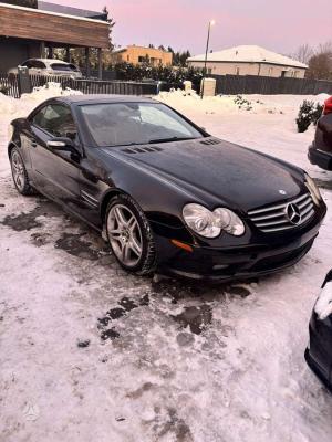 Black Mercedes-Benz SL 500 2006 in Klaipeda, with an engine capacity of 5.50 L and mileage of 177 thousand km for 6999 €, photo 5 on AUTOMOTO.COM.LV