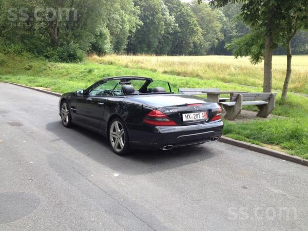 Melns Mercedes-Benz SL 500 2009 Jelgava, ar dzinēja tilpumu 5.50 L un nobraukumu 164 tūkst. km par 24900 €, foto 1 vietnē AUTOMOTO.COM.LV
