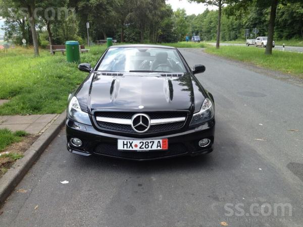 Melns Mercedes-Benz SL 500 2009 Jelgava, ar dzinēja tilpumu 5.50 L un nobraukumu 164 tūkst. km par 24900 €, foto 3 vietnē AUTOMOTO.COM.LV