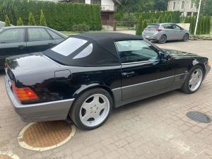 Black Mercedes-Benz SL 500 1995 in Vilnius, with an engine capacity of 4.97 L and mileage of 182 thousand km for 15900 €, photo 6 on AUTOMOTO.COM.LV