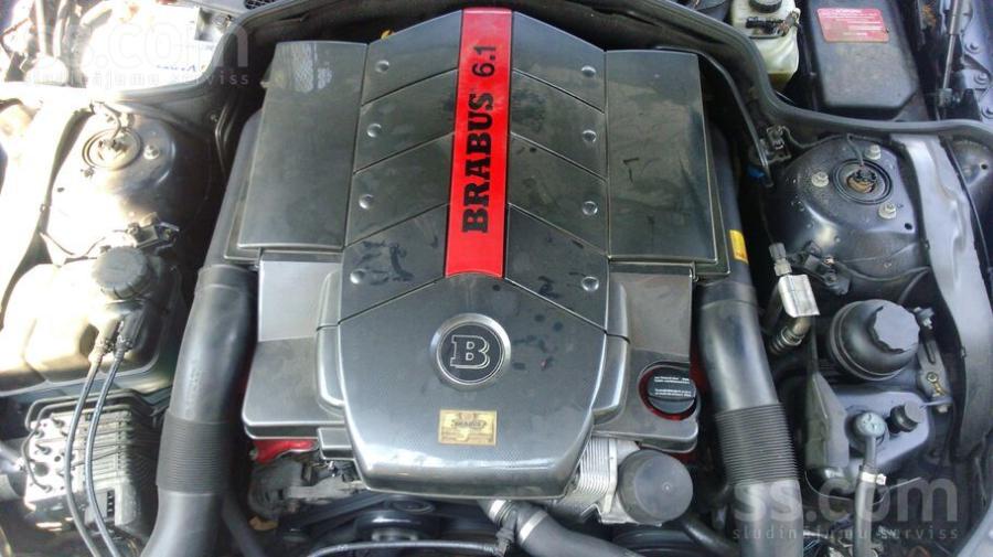 Blue Mercedes-Benz SL 500 2002 in Riga, with an engine capacity of 6.10 L and mileage of 179 thousand km for 36000 €, photo 16 on AUTOMOTO.COM.LV
