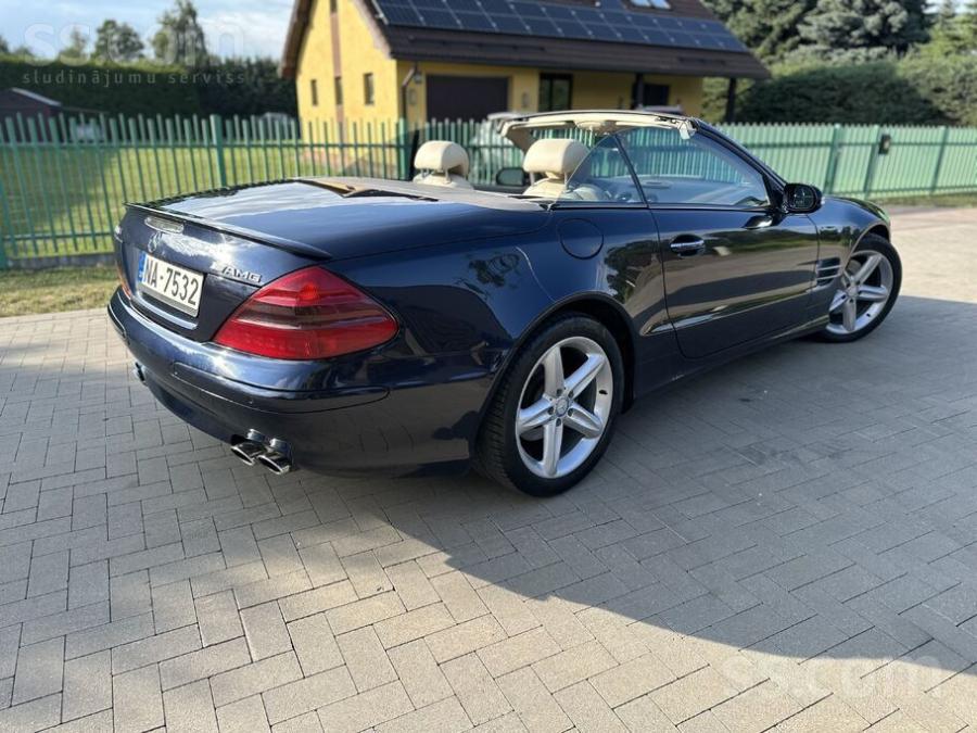 Zils Mercedes-Benz SL 500 2004 Rīga, ar dzinēja tilpumu 5.00 L un nobraukumu 262 tūkst. km par 12950 €, foto 6 vietnē AUTOMOTO.COM.LV