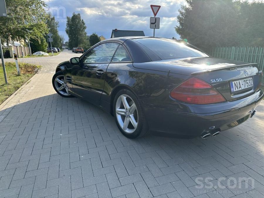 Zils Mercedes-Benz SL 500 2004 Rīga, ar dzinēja tilpumu 5.00 L un nobraukumu 262 tūkst. km par 12950 €, foto 9 vietnē AUTOMOTO.COM.LV