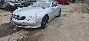 Zils Mercedes-Benz SL 500 2004 Klaipėda, ar dzinēja tilpumu 5.00 L un nobraukumu 174 tūkst. km par 5300 €, foto  vietnē AUTOMOTO.COM.LV