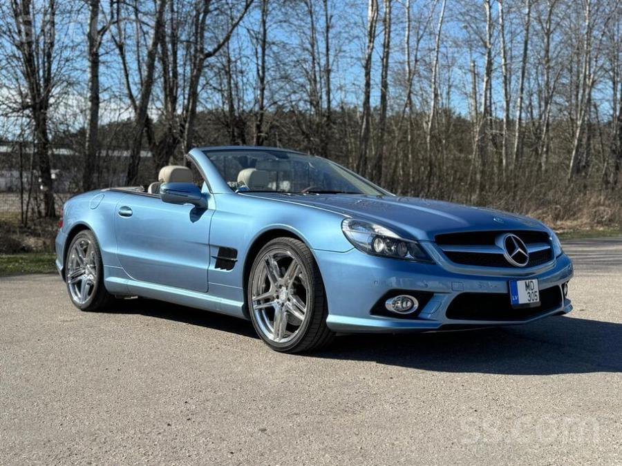 Синий Мерседес СЛ 500 2010 в Рига, объемом двигателя 5.50 л и пробегом 165 тыс. км за 22000 €, фото 13 на AUTOMOTO.COM.LV