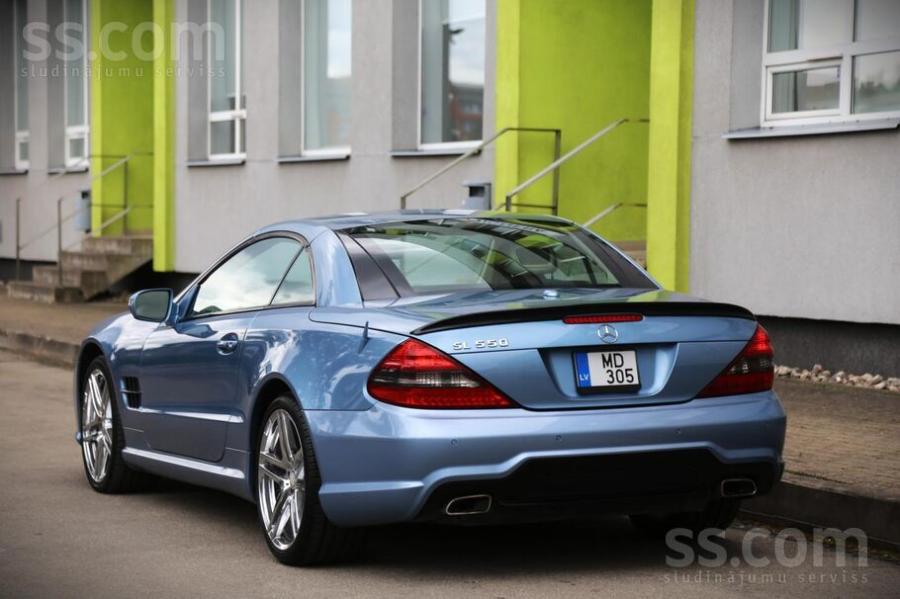 Zils Mercedes-Benz SL 500 2010 Rīga, ar dzinēja tilpumu 5.50 L un nobraukumu 168 tūkst. km par 19995 €, foto 6 vietnē AUTOMOTO.COM.LV