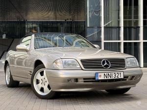 Brown Mercedes-Benz SL 500 1999 in Vilnius, with an engine capacity of 4.97 L and mileage of 155 thousand km for 24990 €, photo 24 on AUTOMOTO.COM.LV