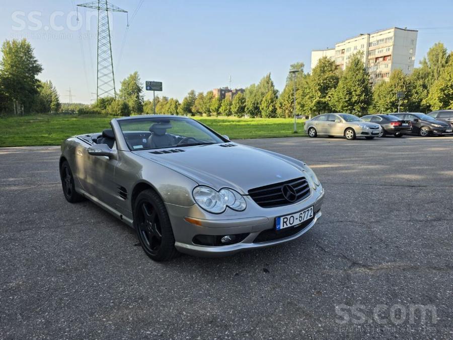 Коричневый Мерседес СЛ 500 2003 в Рига, объемом двигателя 5.00 л и пробегом 223 тыс. км за 11800 €, фото 9 на AUTOMOTO.COM.LV