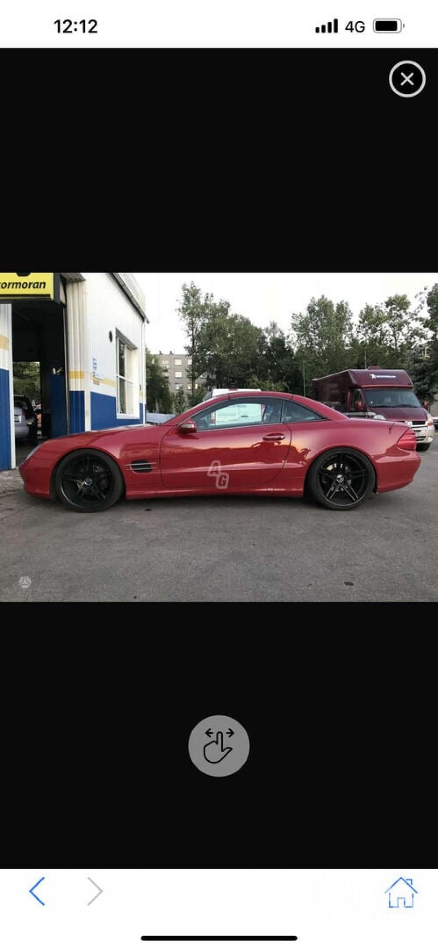 Mercedes-Benz SL 500 2003 in Klaipeda, with an engine capacity of 5.00 L and mileage of 82 thousand km for 17000 €, photo 19 on AUTOMOTO.COM.LV