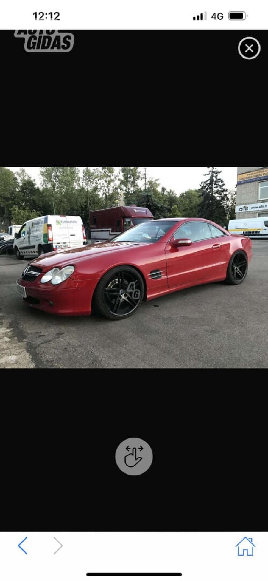 Mercedes-Benz SL 500 2003 in Klaipeda, with an engine capacity of 5.00 L and mileage of 82 thousand km for 17000 €, photo 20 on AUTOMOTO.COM.LV