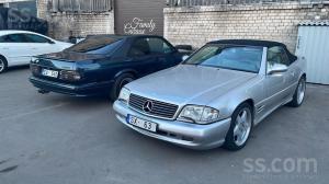Grey Mercedes-Benz SL 500 1999 in Riga, with an engine capacity of 5.00 L and mileage of 160 thousand km for 16500 €, photo 4 on AUTOMOTO.COM.LV