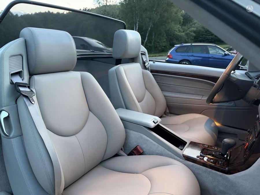 Pelēks Mercedes-Benz SL 500 1999 Viļņa, ar dzinēja tilpumu 5.00 L un nobraukumu 240 tūkst. km par 14000 €, foto 13 vietnē AUTOMOTO.COM.LV