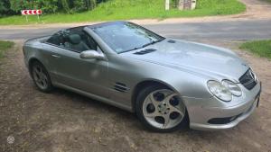 Pelēks Mercedes-Benz SL 500 2005 Kauņa, ar dzinēja tilpumu 5.00 L un nobraukumu 179 tūkst. km par 11999 €, foto 14 vietnē AUTOMOTO.COM.LV