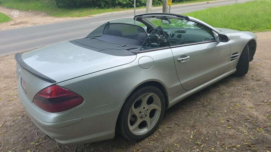 Pelēks Mercedes-Benz SL 500 2005 Kauņa, ar dzinēja tilpumu 5.00 L un nobraukumu 179 tūkst. km par 11999 €, foto 17 vietnē AUTOMOTO.COM.LV