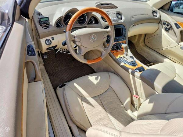 Grey Mercedes-Benz SL 500 2006 in Siauliai, with an engine capacity of 5.00 L and mileage of 129 thousand km for 8150 €, photo 7 on AUTOMOTO.COM.LV