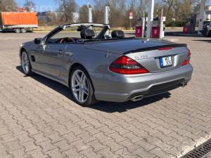 Grey Mercedes-Benz SL 500 2010 in Riga, with an engine capacity of 5.50 L and mileage of 155 thousand km for 20500 €, photo 7 on AUTOMOTO.COM.LV