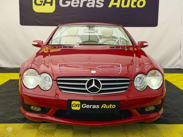 Sarkans Mercedes-Benz SL 500 2005 Viļņa, ar dzinēja tilpumu 5.00 L un nobraukumu 122 tūkst. km par 15500 €, foto 2 vietnē AUTOMOTO.COM.LV