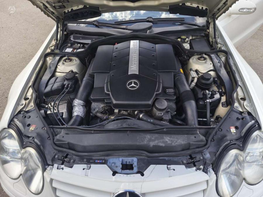 Balts Mercedes-Benz SL 500 2003 Šauļi, ar dzinēja tilpumu 5.00 L un nobraukumu 196 tūkst. km par 6850 €, foto 22 vietnē AUTOMOTO.COM.LV