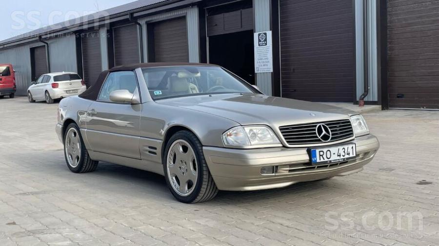 Желтый Мерседес СЛ 500 1999 в Елгава, объемом двигателя 5.00 л и пробегом 230 тыс. км за 14900 €, фото 9 на AUTOMOTO.COM.LV