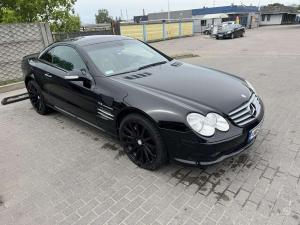 Black Mercedes-Benz SL 55 AMG 2003 in Kaunas, with an engine capacity of 5.44 L and mileage of 122 thousand km for 23999 €, photo 23 on AUTOMOTO.COM.LV