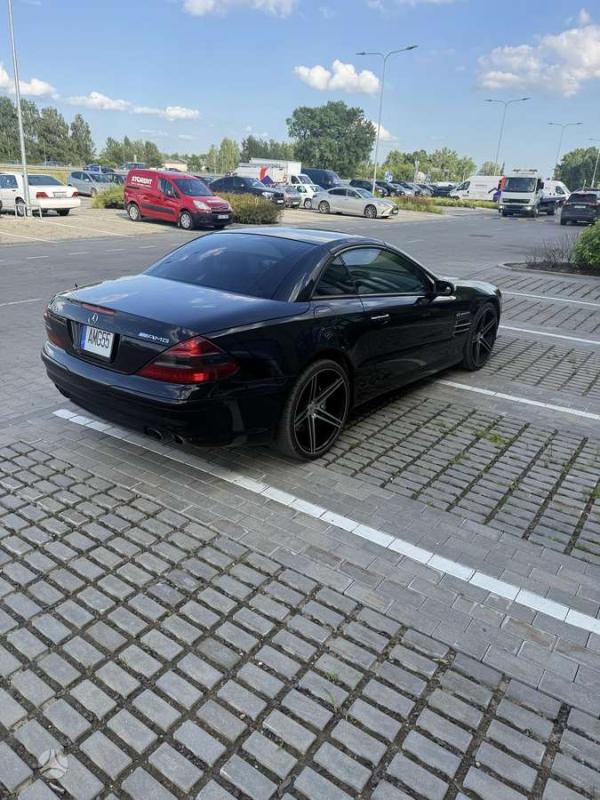 Melns Mercedes-Benz SL 55 AMG 2005 Viļņa, ar dzinēja tilpumu 5.44 L un nobraukumu 165 tūkst. km par 17000 €, foto 1 vietnē AUTOMOTO.COM.LV