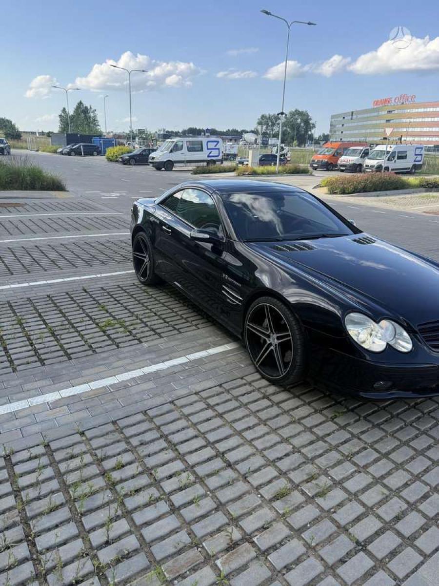 Melns Mercedes-Benz SL 55 AMG 2005 Viļņa, ar dzinēja tilpumu 5.44 L un nobraukumu 165 tūkst. km par 17000 €, foto 3 vietnē AUTOMOTO.COM.LV