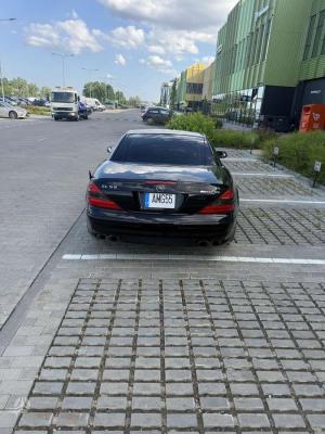Melns Mercedes-Benz SL 55 AMG 2005 Viļņa, ar dzinēja tilpumu 5.44 L un nobraukumu 165 tūkst. km par 17000 €, foto 6 vietnē AUTOMOTO.COM.LV