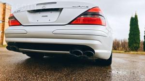 Pelēks Mercedes-Benz SL 55 AMG 2004 Jelgava, ar dzinēja tilpumu 5.50 L un nobraukumu 235 tūkst. km par 15200 €, foto 7 vietnē AUTOMOTO.COM.LV