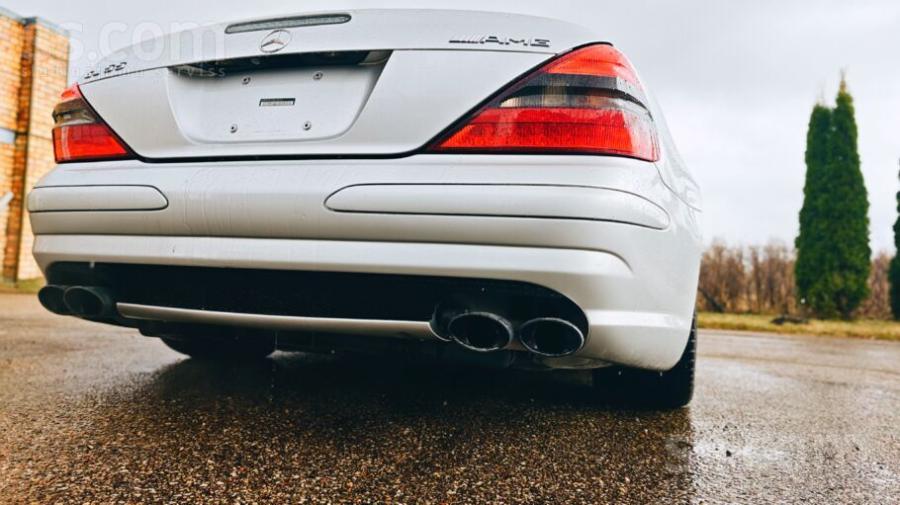 Pelēks Mercedes-Benz SL 55 AMG 2004 Jelgava, ar dzinēja tilpumu 5.50 L un nobraukumu 235 tūkst. km par 15200 €, foto 7 vietnē AUTOMOTO.COM.LV