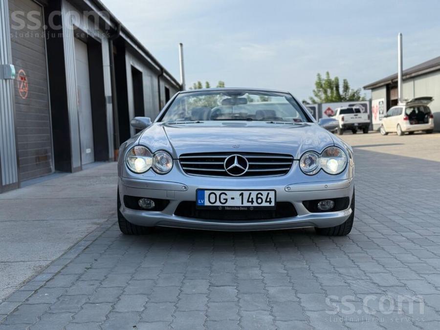 Серый Мерседес СЛ 55 АМГ 2005 в Елгава, объемом двигателя 5.50 л и пробегом 66 тыс. км за 40000 €, фото 5 на AUTOMOTO.COM.LV