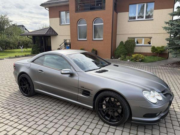 Мерседес СЛ 55 АМГ 2005 в Шакяй на AUTOMOTO.COM.LV Серый Мерседес СЛ 55 АМГ 2005 в Шакяй, объемом двигателя 5.44 л и пробегом 102 тыс. км за 22000 €, фото 3 на AUTOMOTO.COM.LV