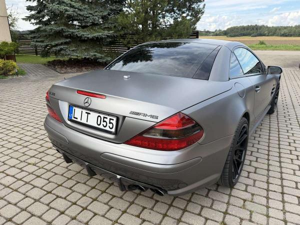 Мерседес СЛ 55 АМГ 2005 в Шакяй на AUTOMOTO.COM.LV Серый Мерседес СЛ 55 АМГ 2005 в Шакяй, объемом двигателя 5.44 л и пробегом 102 тыс. км за 22000 €, фото 5 на AUTOMOTO.COM.LV